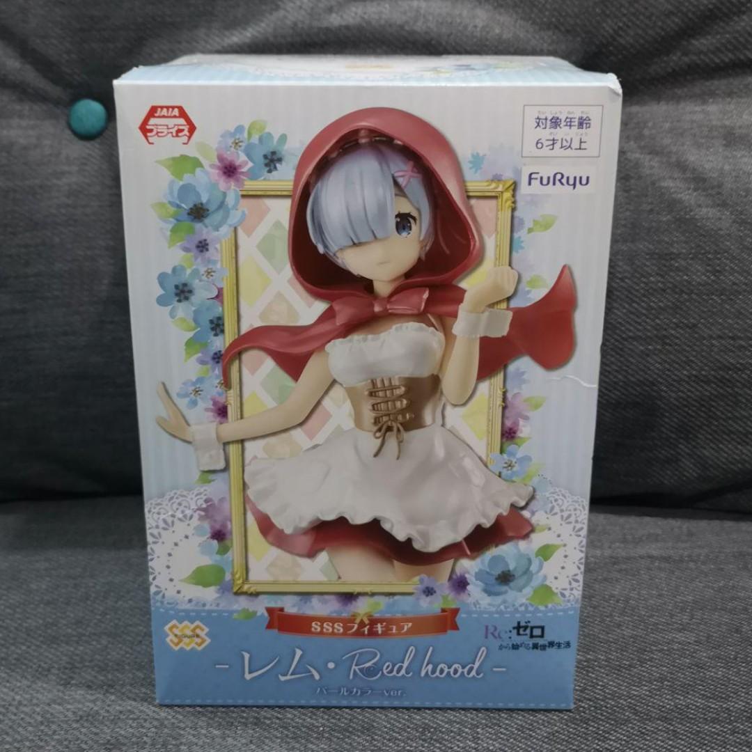 Re:Zero Rem Red Riding Hood Figure, Hobbies & Toys, Toys & Games on ...
