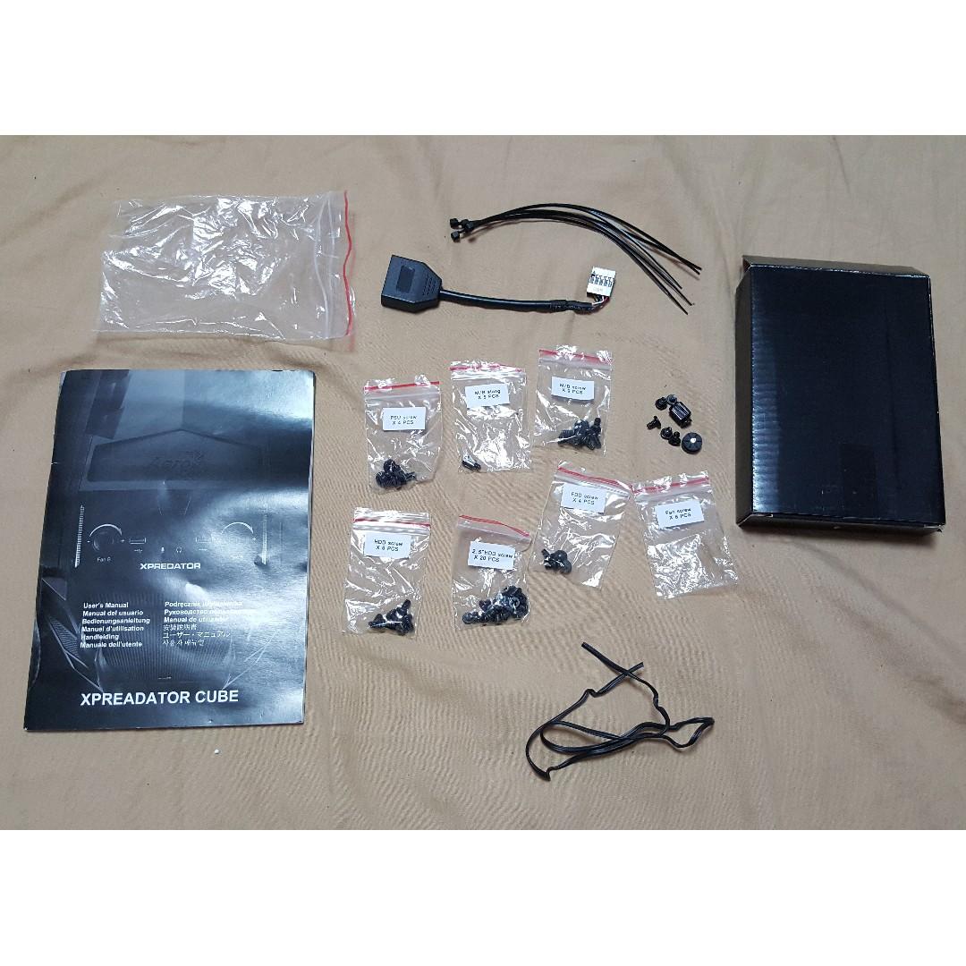 (RUSH) Casing, Micro-ATX/ITX - Aerocool X Predator Cube (Black ...