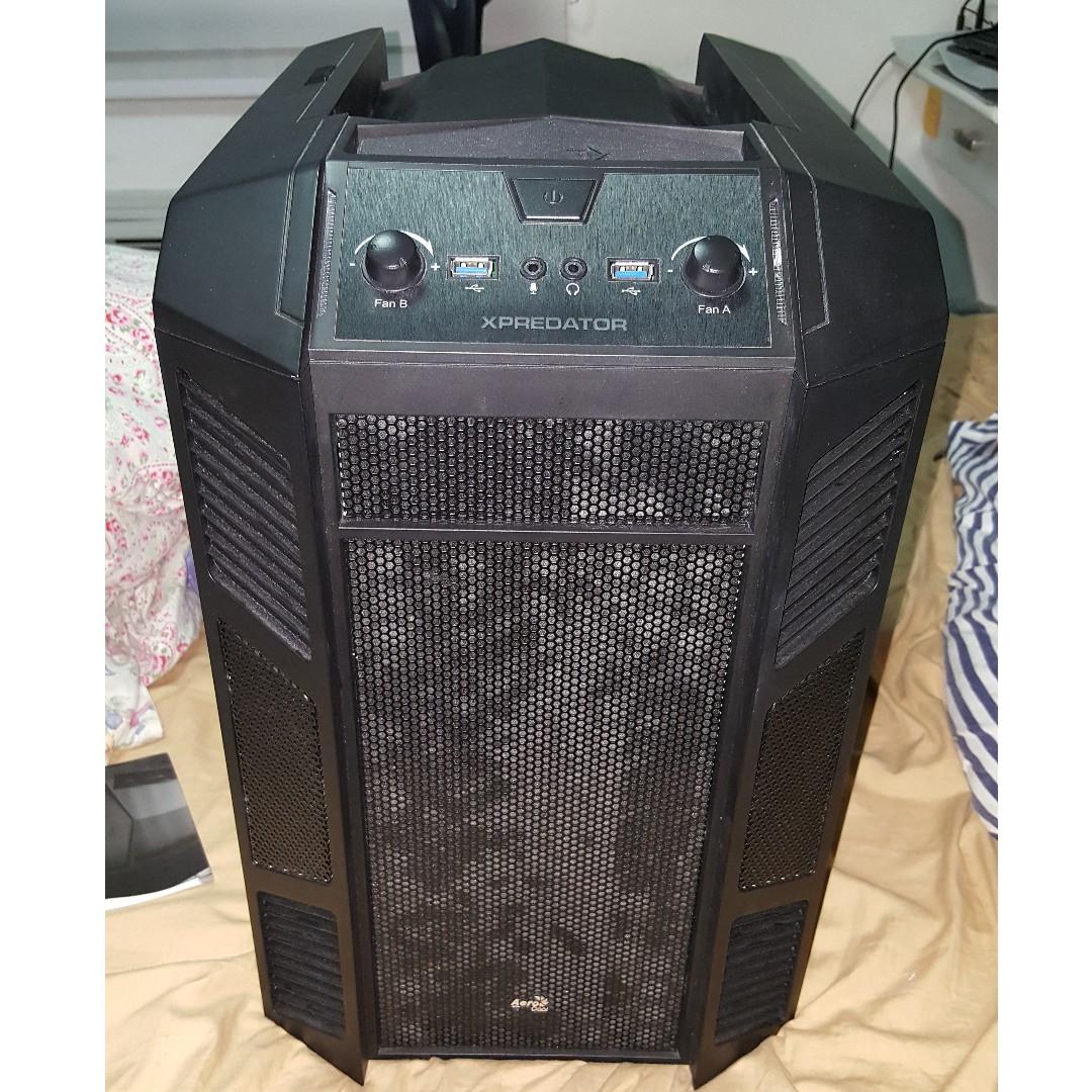 (RUSH) Casing, Micro-ATX/ITX - Aerocool X Predator Cube (Black ...