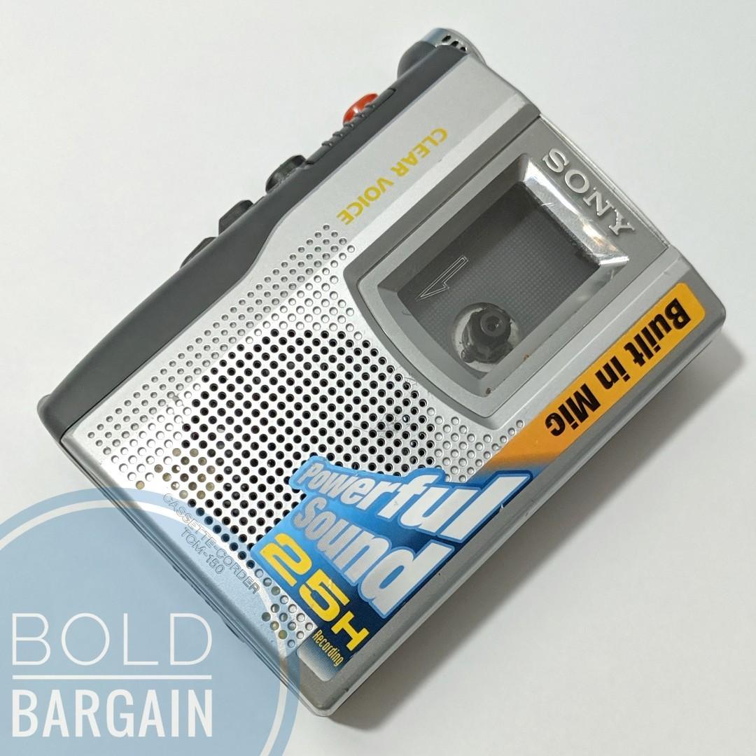SONY TCM-150 Portable Cassette Tape Recorder Player Walkman Alternative ...