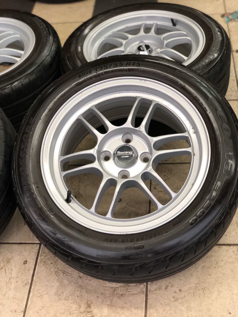 Sport Rim Enkei RPF1 15x7jj pcd100, Auto Accessories on Carousell