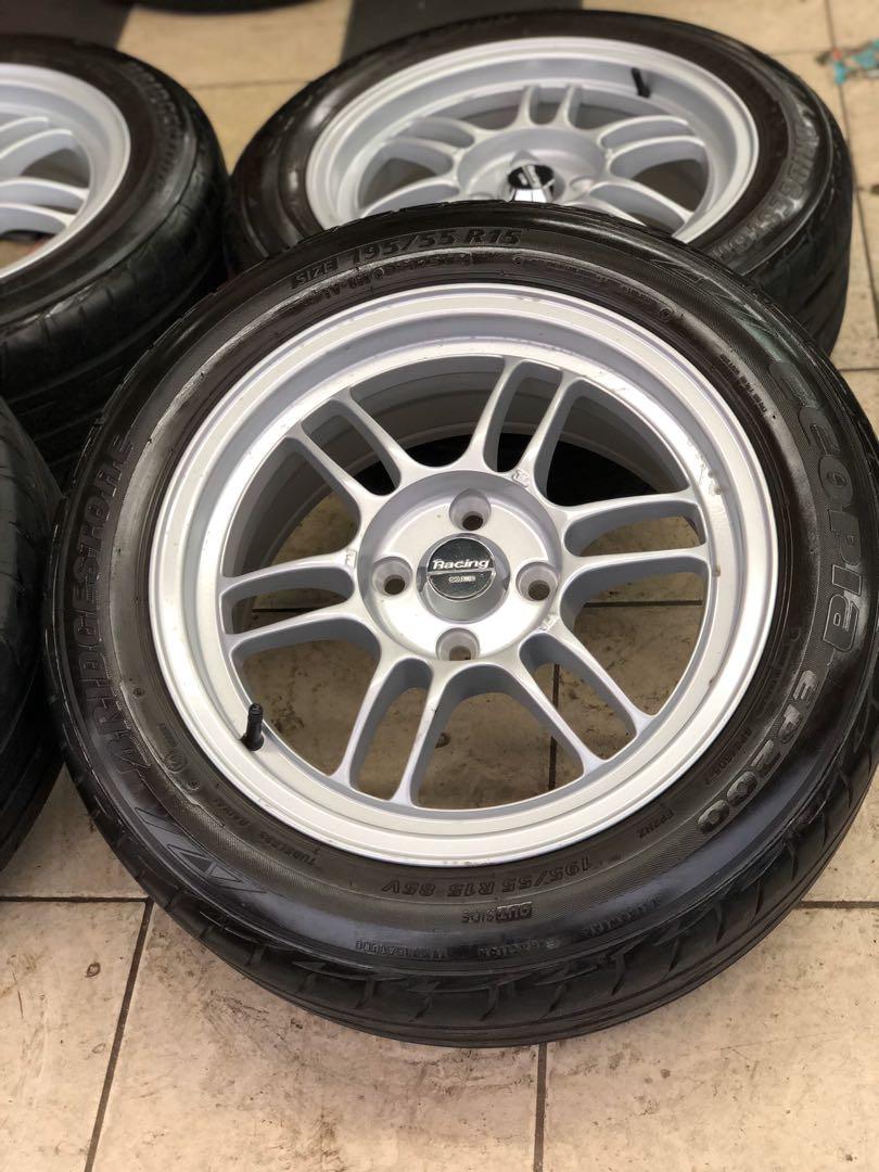 Sport Rim Enkei RPF1 15x7jj pcd100, Auto Accessories on Carousell