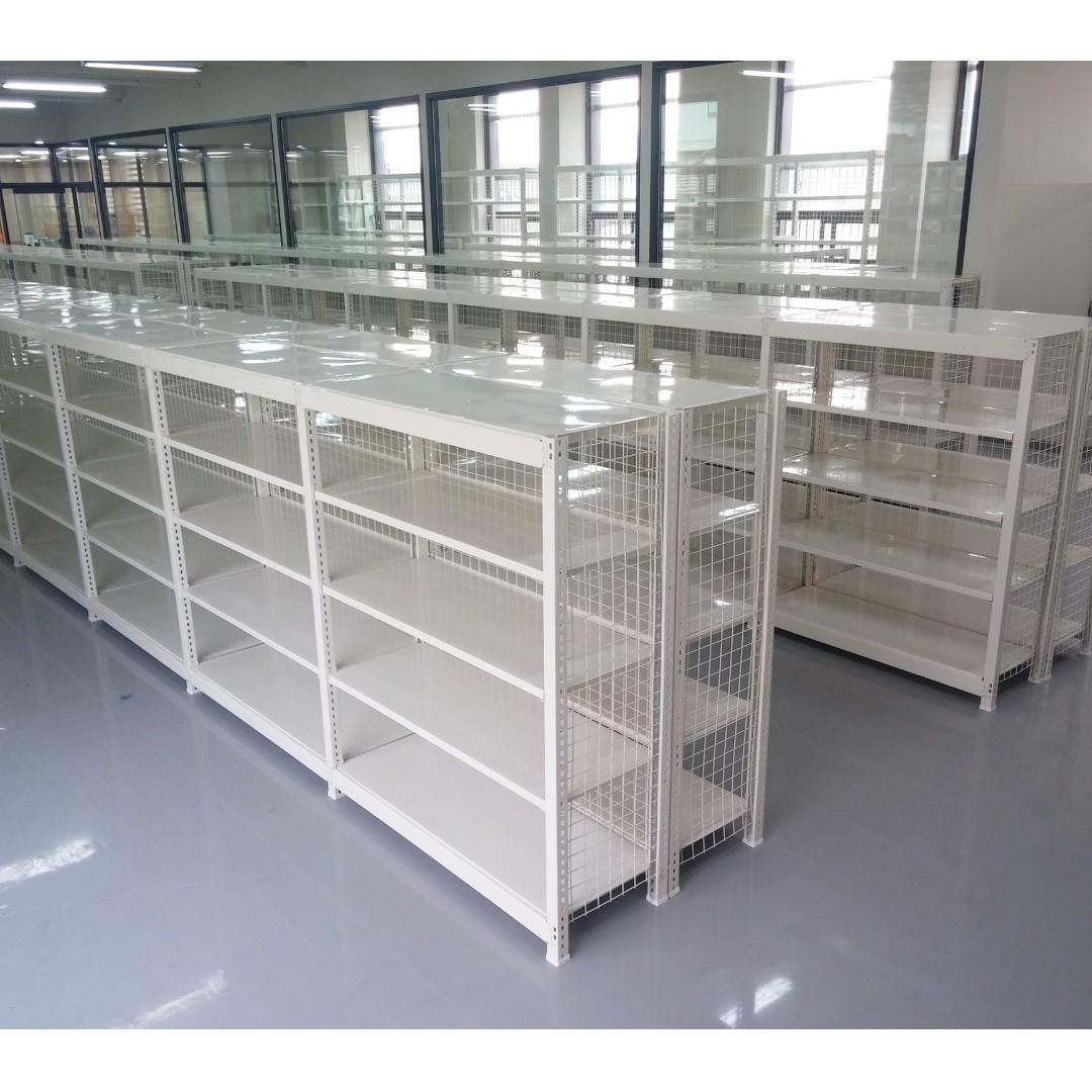 Steel Rack - Ivory Color Boltless and Commercial type, Furniture & Home ...