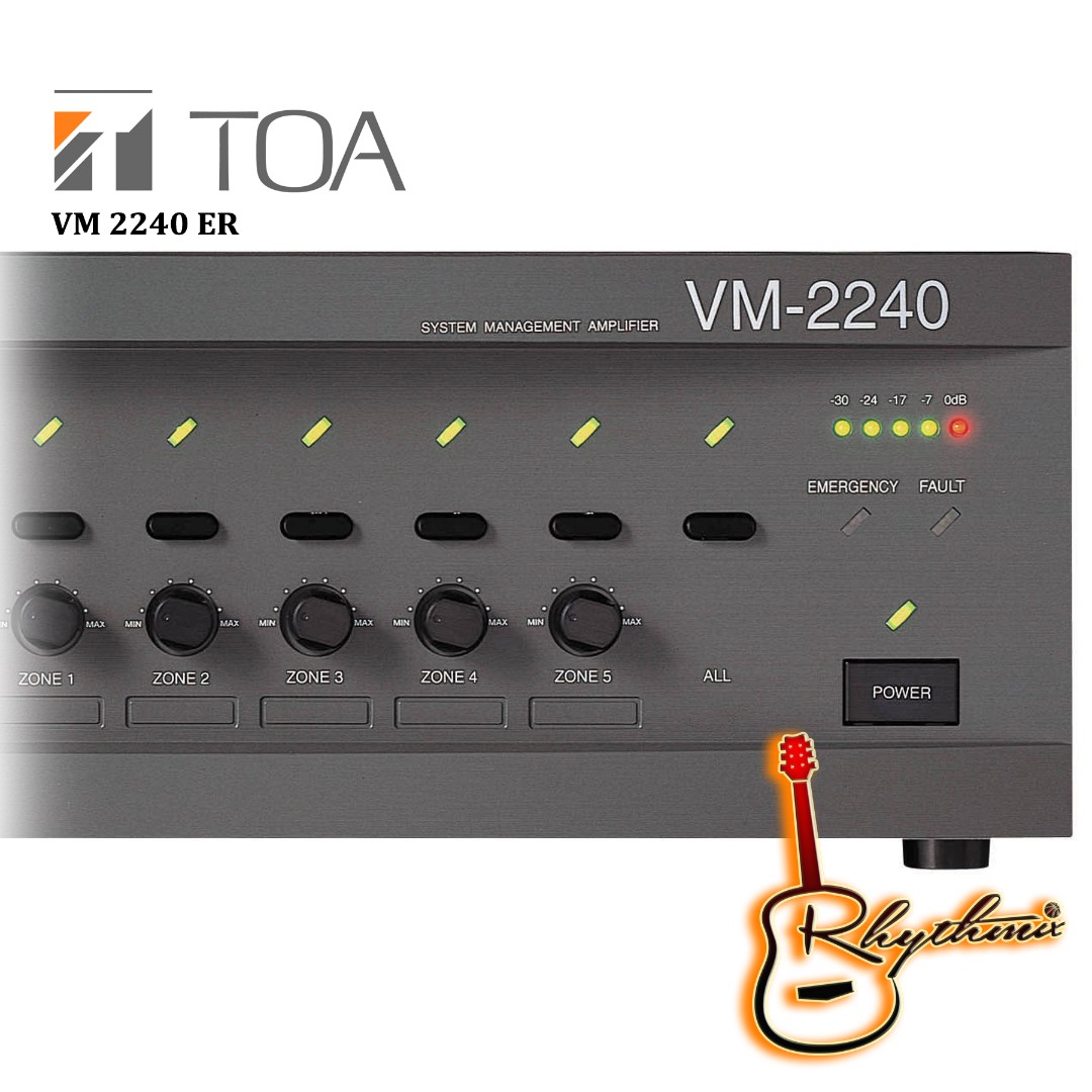 TOA VM 2240 ER System Mgmt Mixer Amplifier (VM Series), Hobbies & Toys ...