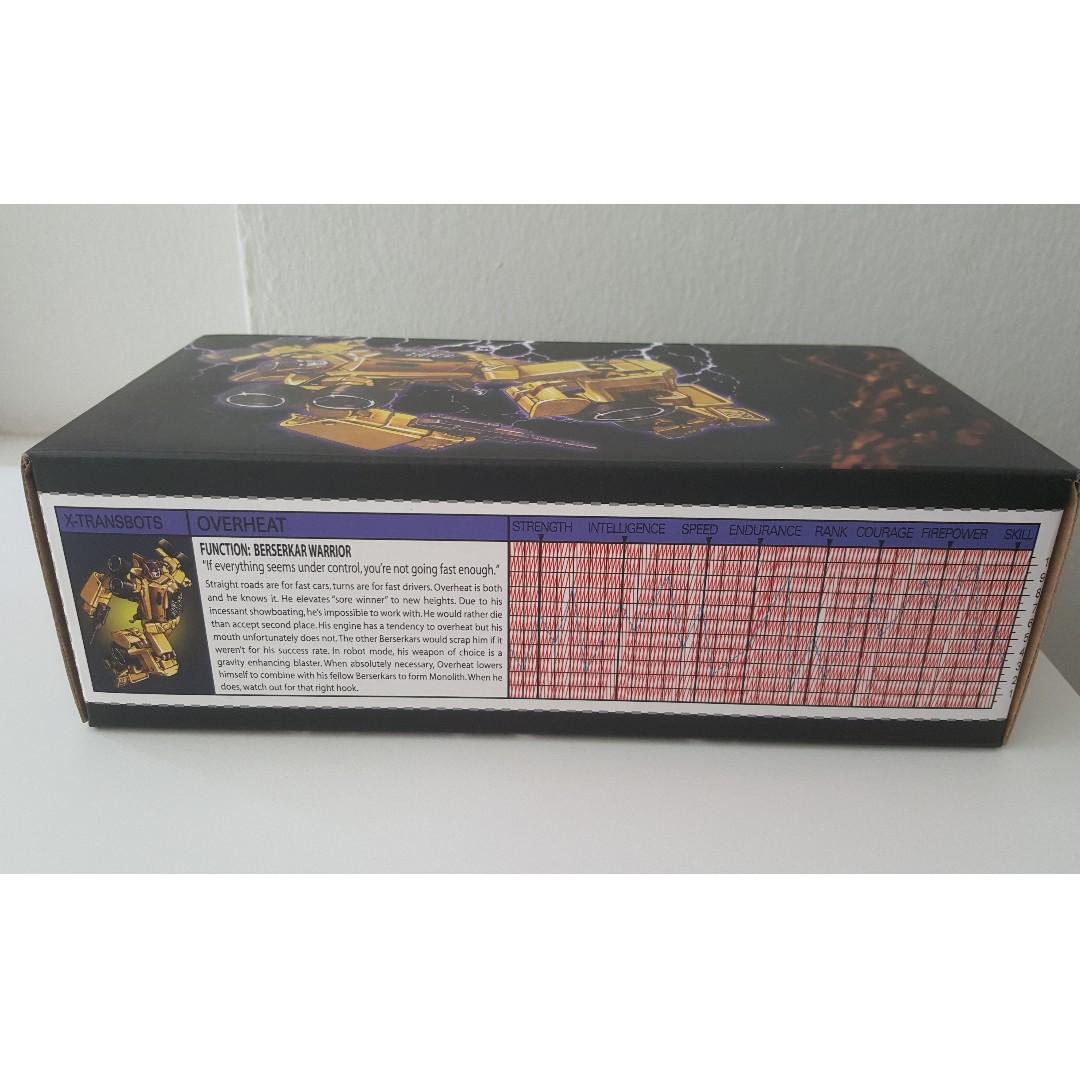 X-TRANSBOTS - MONOLITH COMBINER - MX-XVI OVERHEAT (Masterpiece ...