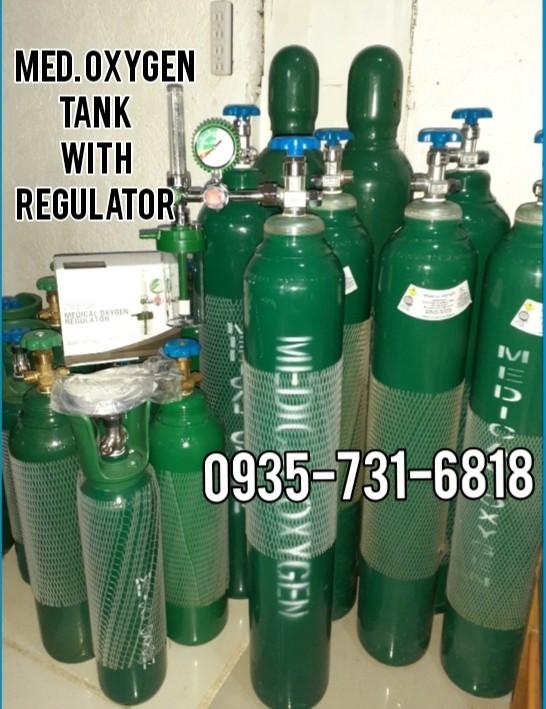 15lbs with regulator set medical oxygen tank, Beauty & Personal Care ...