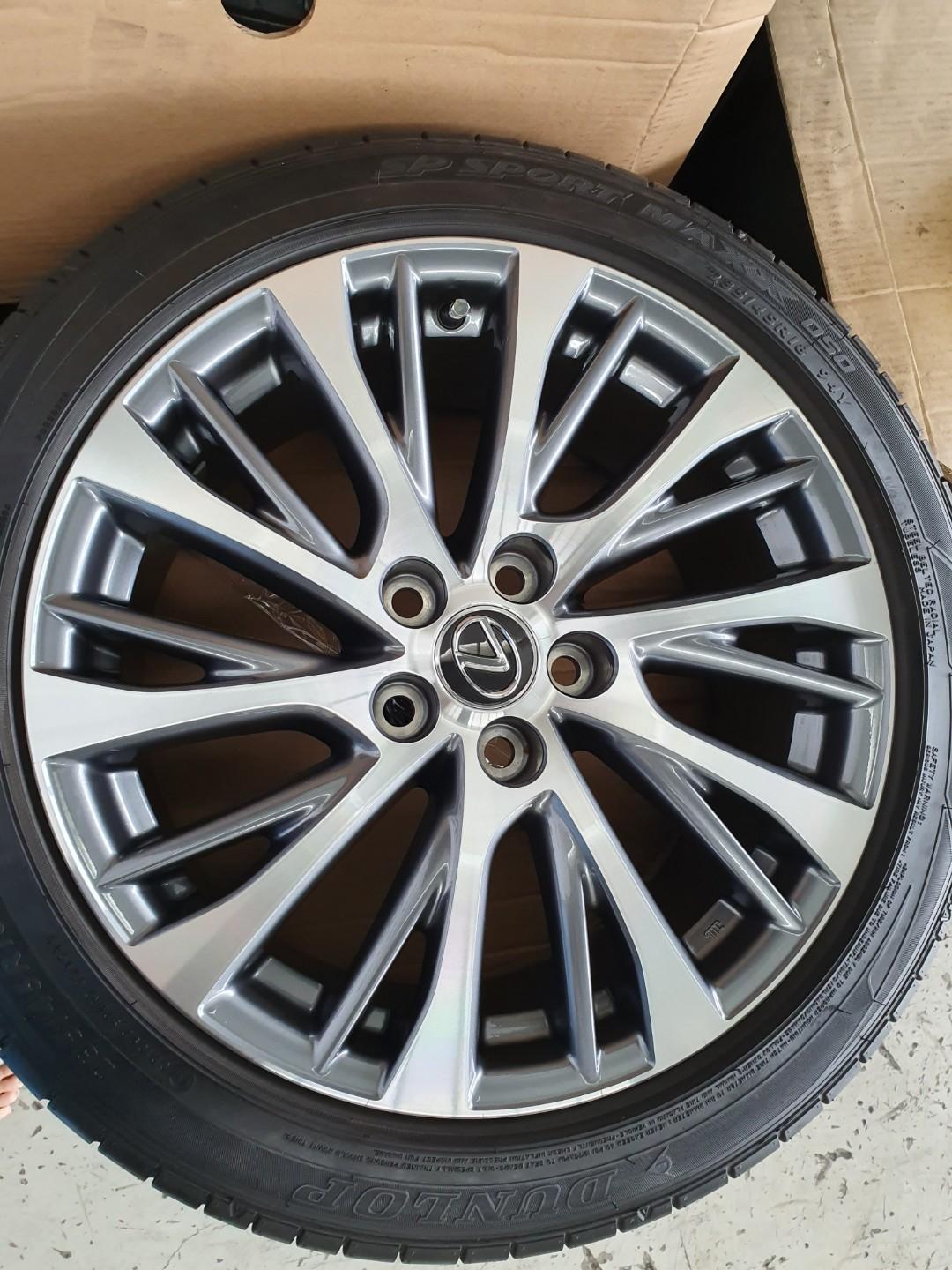 18" sports rims with 235/45/18 tyres from lexus es250, Car Accessories ...