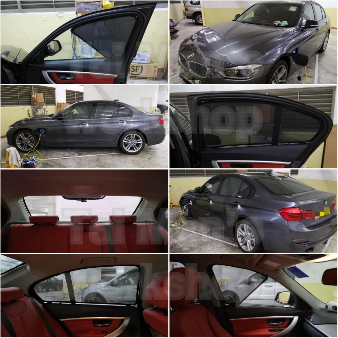 寶馬 3 系全車濾光窗網太陽擋 BMW F30 F80 316I 320i 320D 328i M3, 汽車配件, 其他 - Carousell