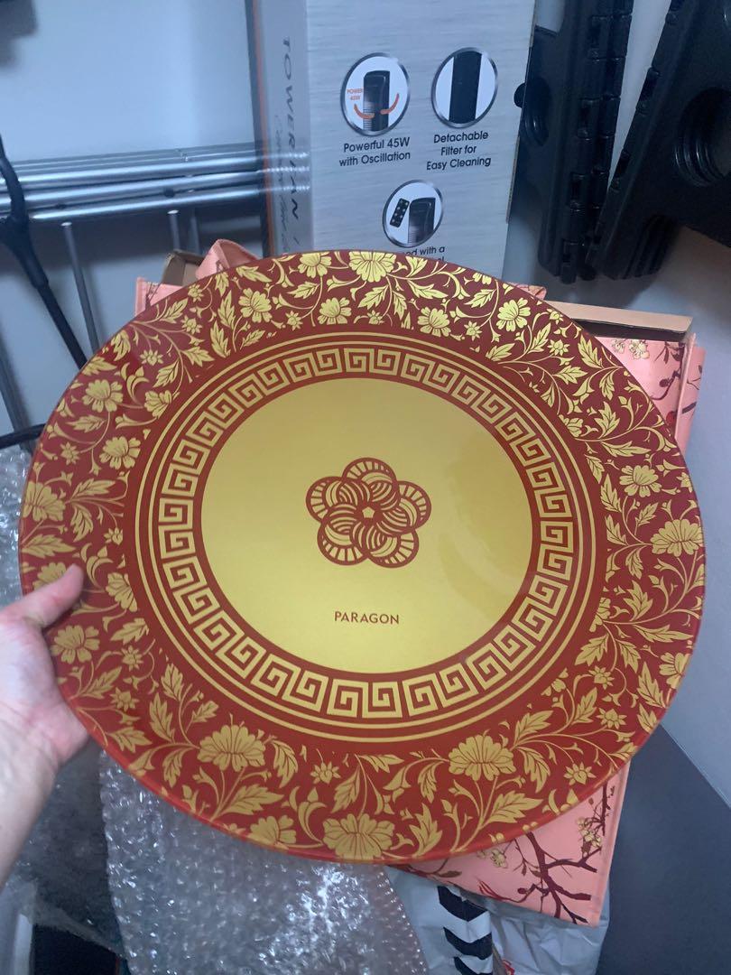 CNY Loh Hei Classy looking Atas Porcelain Big Plate fm Paragon / Yu ...