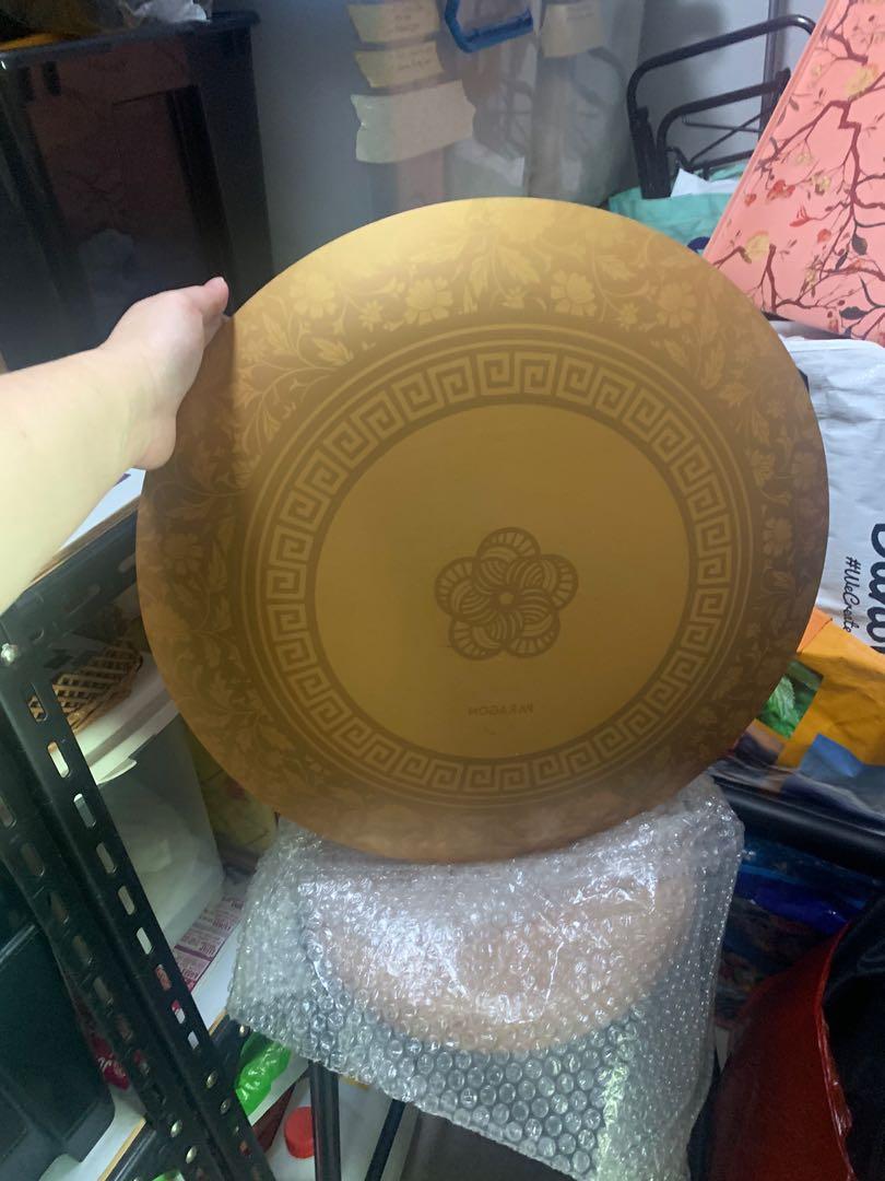 CNY Loh Hei Classy looking Atas Porcelain Big Plate fm Paragon / Yu ...