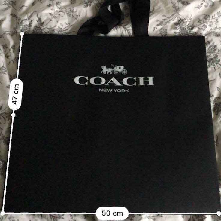 Coach paperbag big size, Luxury, Bags & Wallets on Carousell