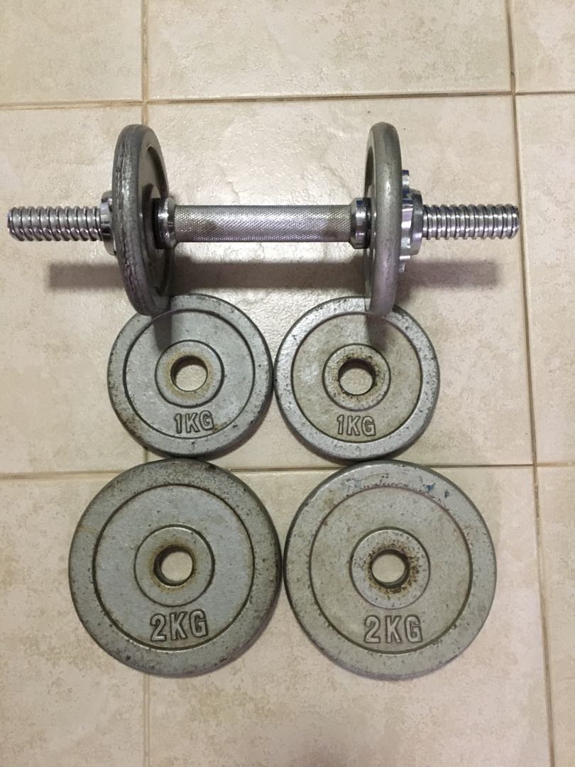 Dumb bell set, Sports Equipment, Exercise & Fitness, Weights ...