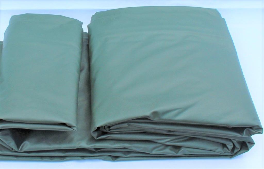 Express Nylon 20 ft x 20 ft PVC Tarpaulin Vinylon Olive Green Ready ...