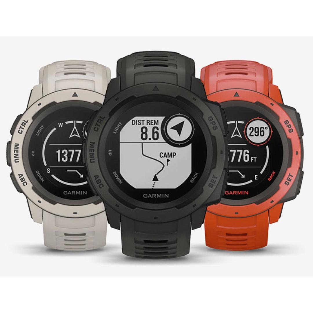 Garmin Instinct Multisport Rugged GPS Outdoor Watch [BNIB with Local ...