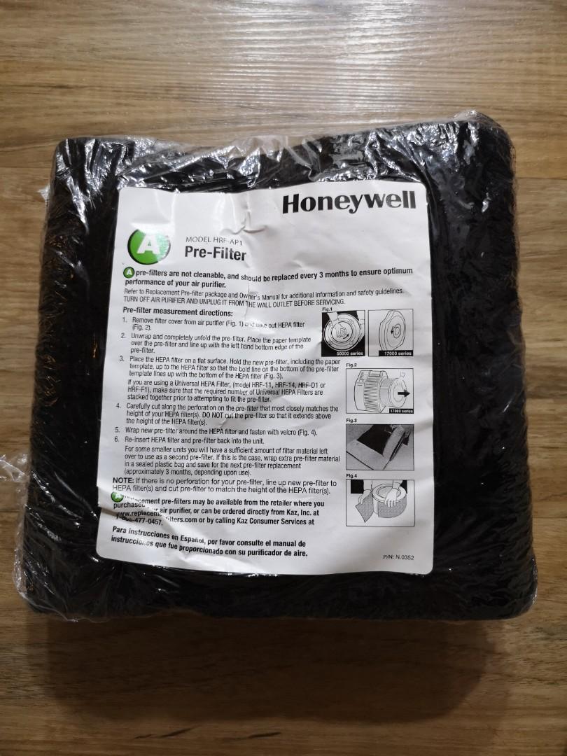 Honeywell Pre-Filter HRF-AP1, TV & Home Appliances, Air Purifiers ...