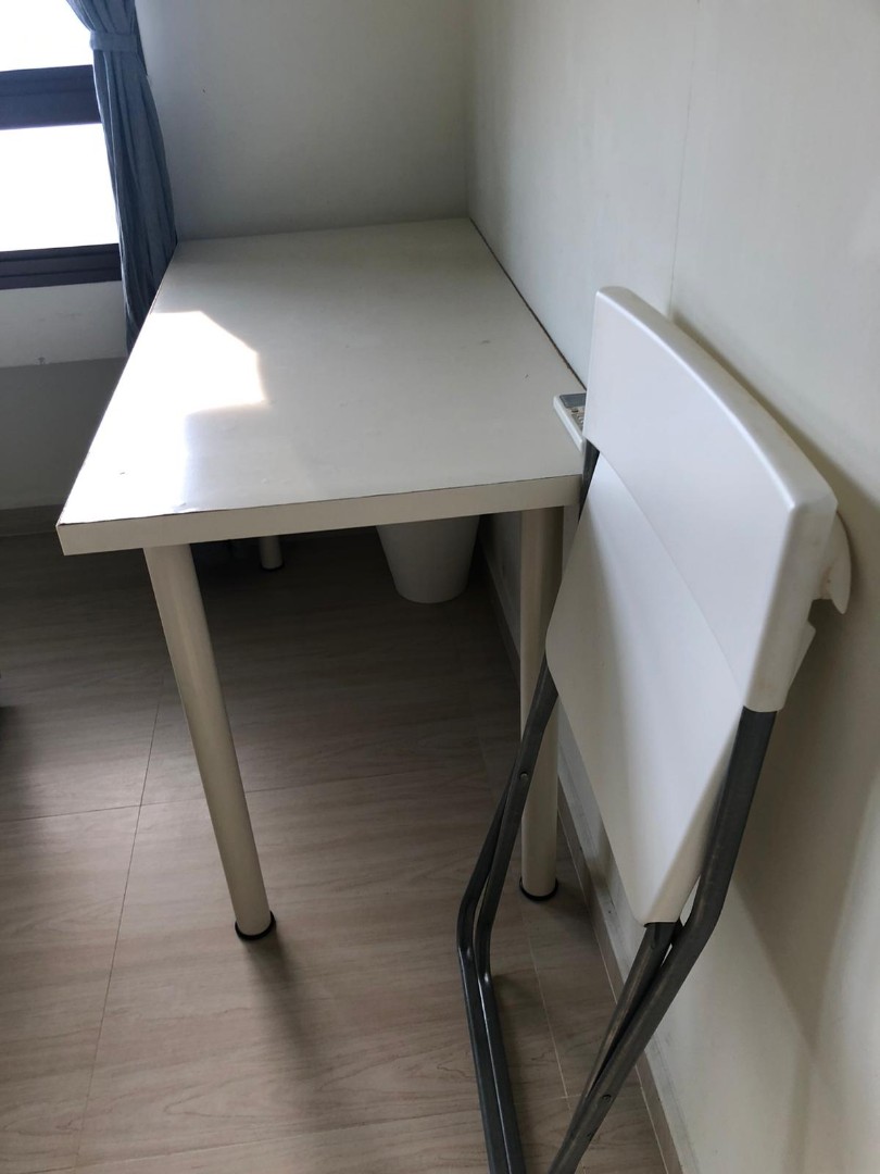 IKEA study table, Furniture & Home Living, Furniture, Tables & Sets on ...