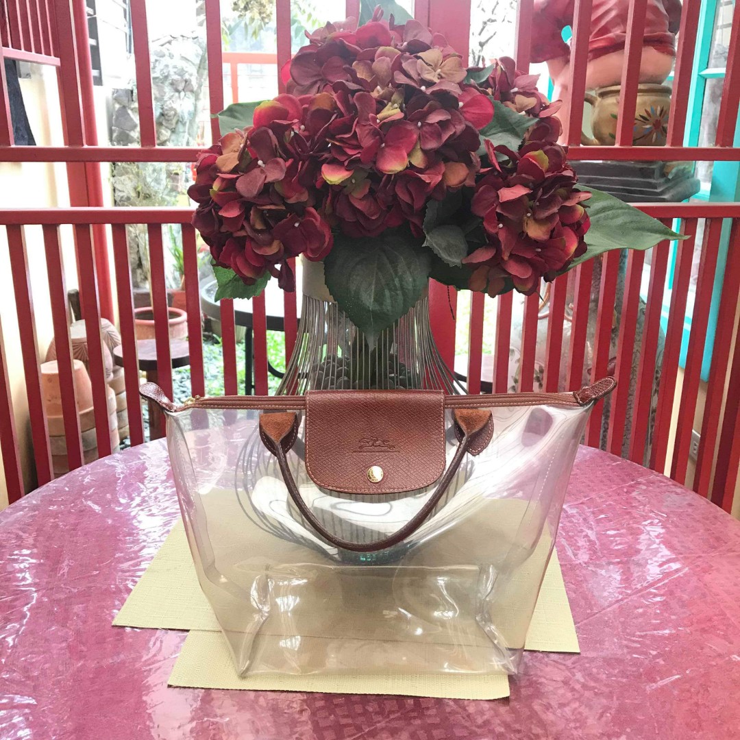 Longchamp Darshan Transparent, Luxury, Bags & Wallets on Carousell