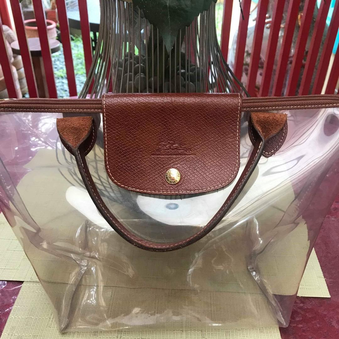 Longchamp Darshan Transparent, Luxury, Bags & Wallets on Carousell