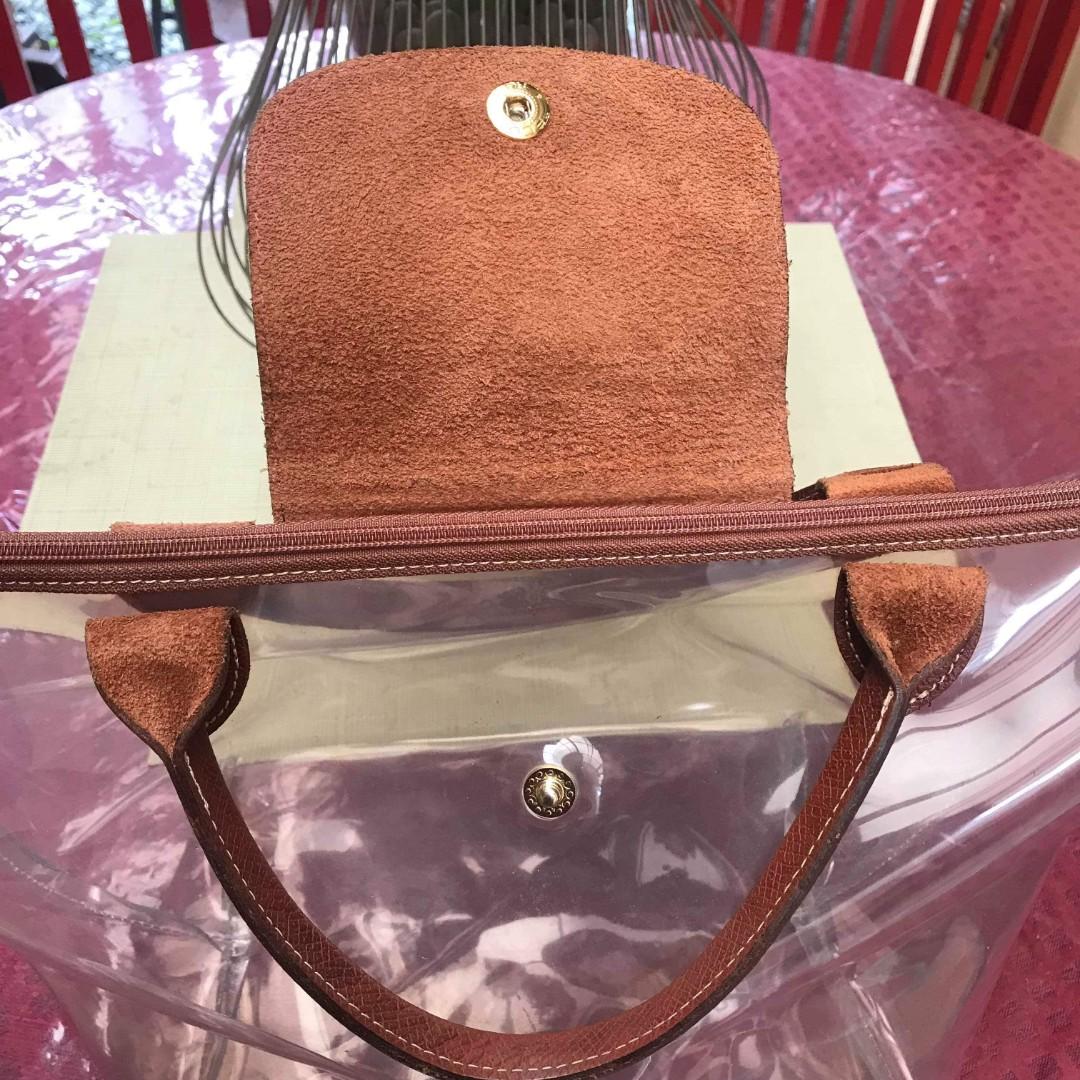 Longchamp Darshan Transparent, Luxury, Bags & Wallets on Carousell