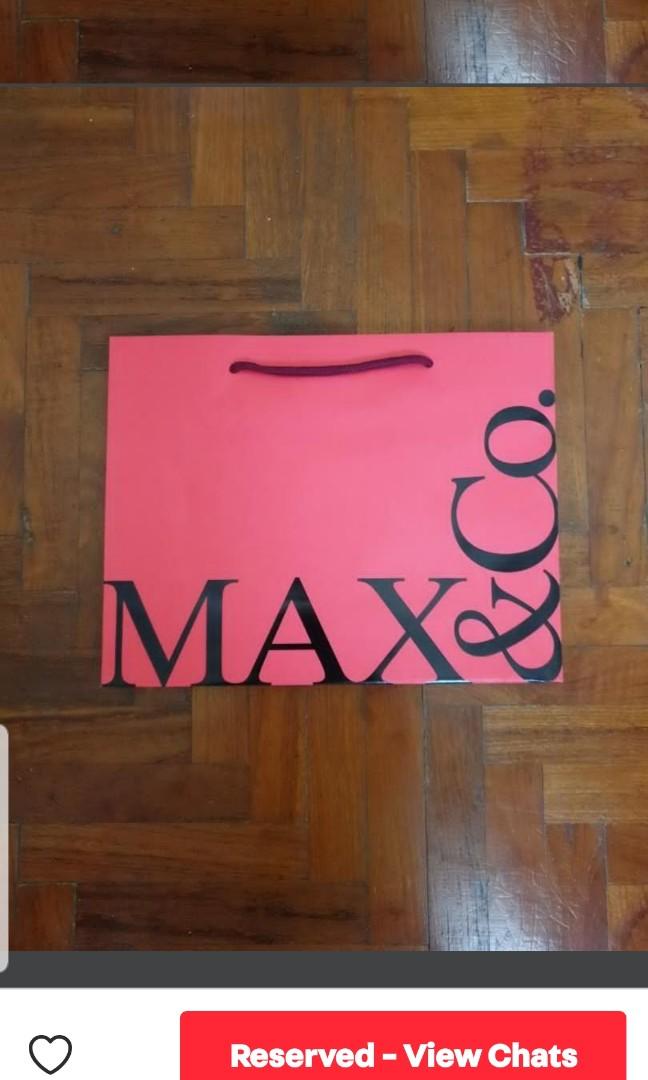 Max & Co Paper Bags, XXL, Medium, Small, Everything Else on Carousell
