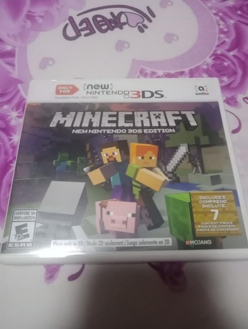 Minecraft for *NEW* Nintendo 3DS, Video Gaming, Video Games, Nintendo ...