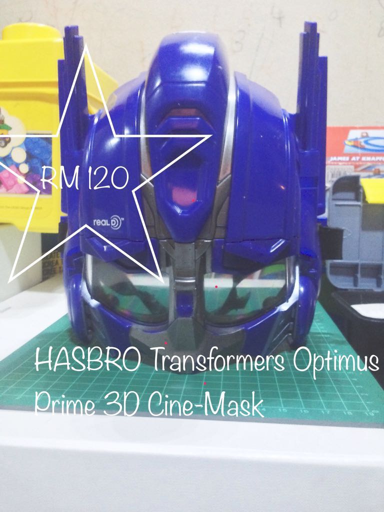 Transformers Optimus Prime 3D Cinema Mask, Hobbies & Toys, Collectibles ...