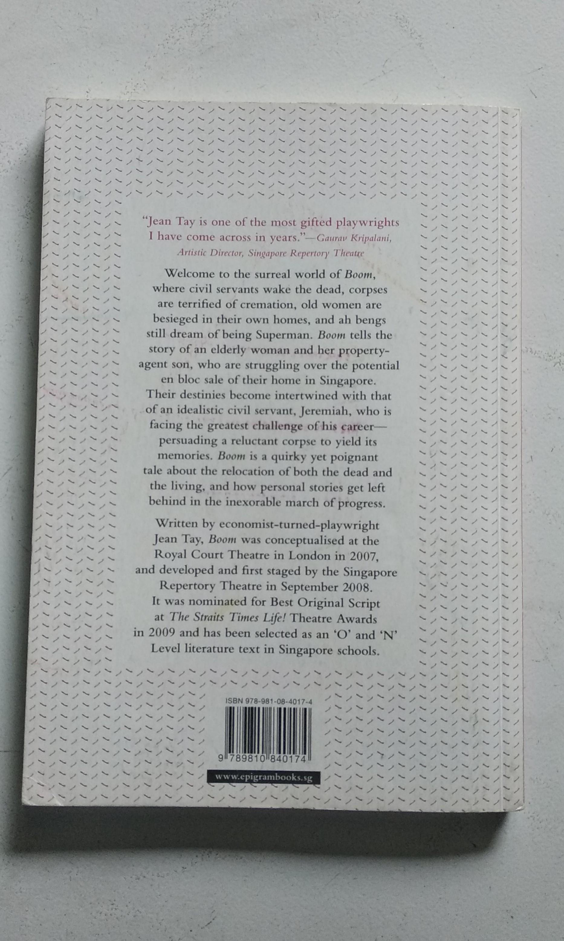 Secondary 2 Literature Book-Boom by Jean Tay, Hobbies & Toys, Books ...