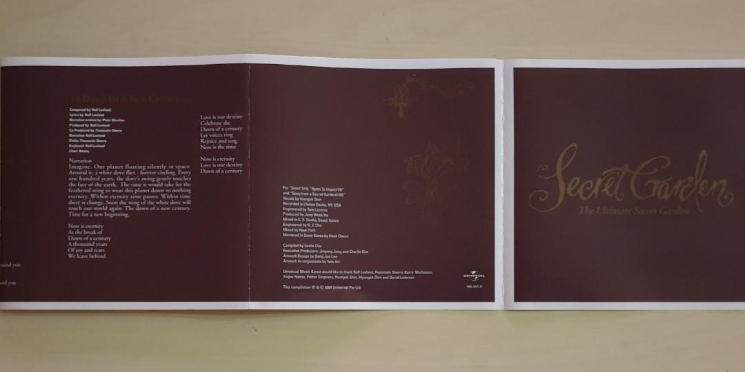 2CD Secret Garden - The Ultimate Secret Garden, 2 CD Box Set, Hobbies ...