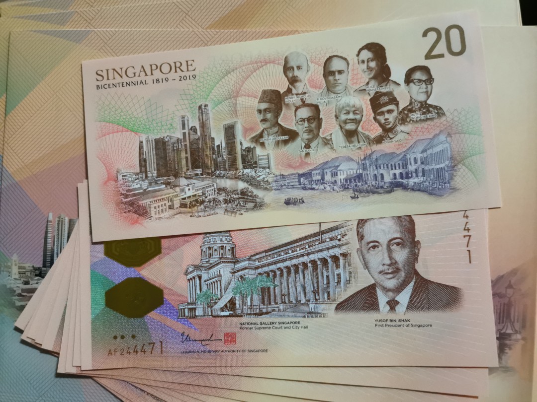 SGD20 Bicentennial Notes, Hobbies & Toys, Memorabilia & Collectibles ...