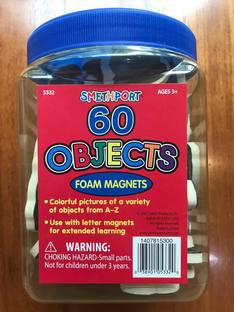 SMETHPORT Foam Magnets 60 Objects (WITH FREE GIFT!), Hobbies & Toys ...