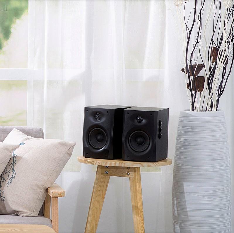 Swans D1010-IV Powered 2.0 Bookshelf Speakers / Hivi Swanspeakers D1010 ...