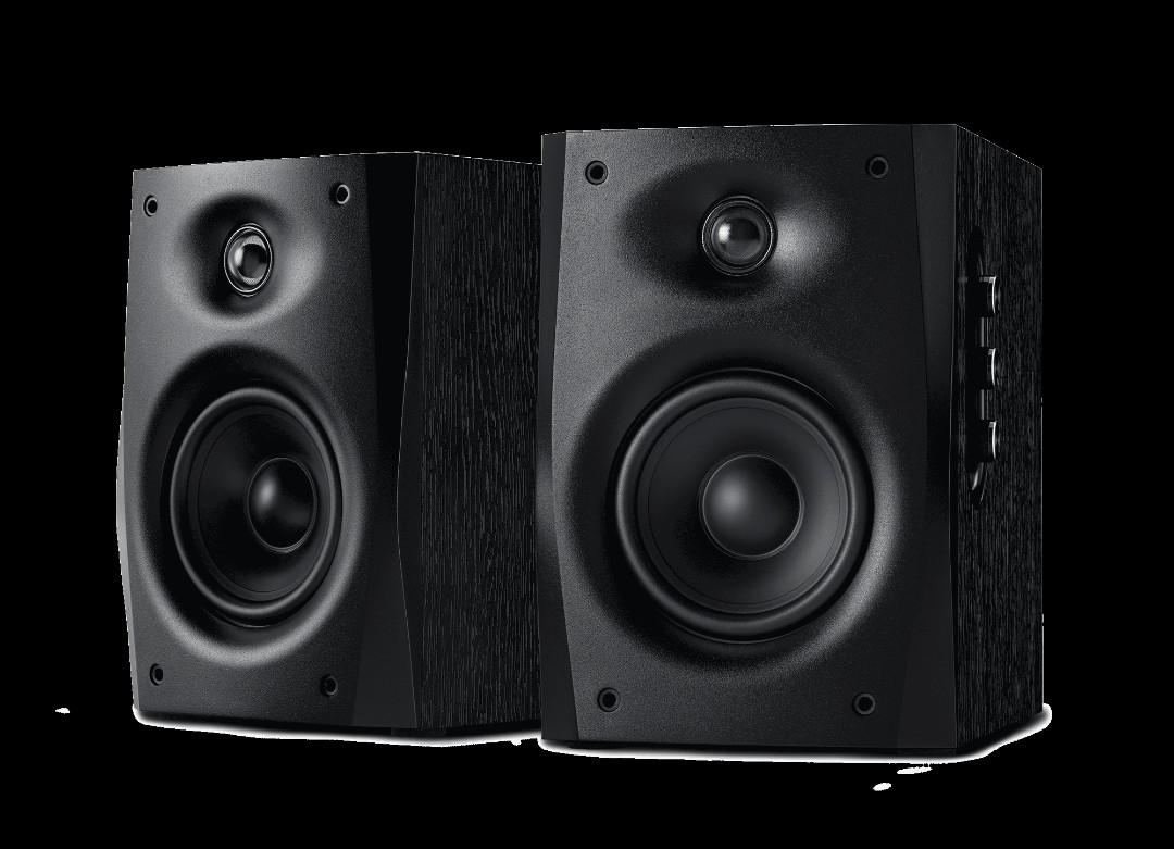 Swans D1010-IV Powered 2.0 Bookshelf Speakers / Hivi Swanspeakers D1010 ...