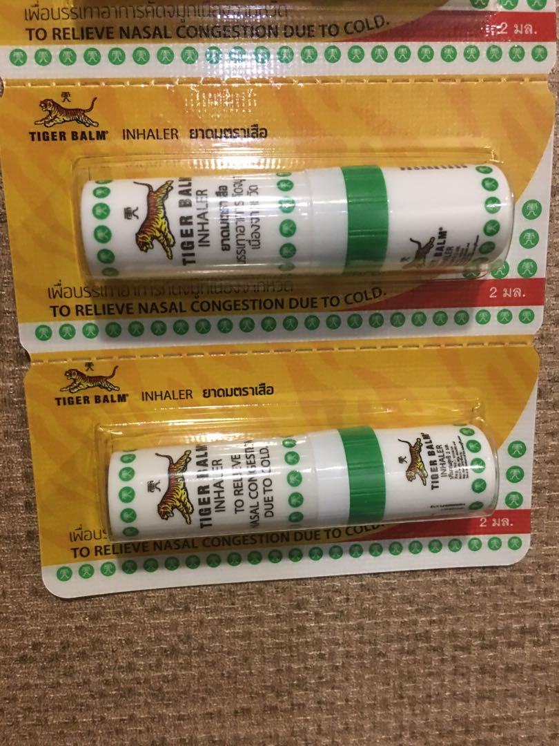 Tiger Balm Inhaler, Health & Nutrition, Insect Repellents on Carousell