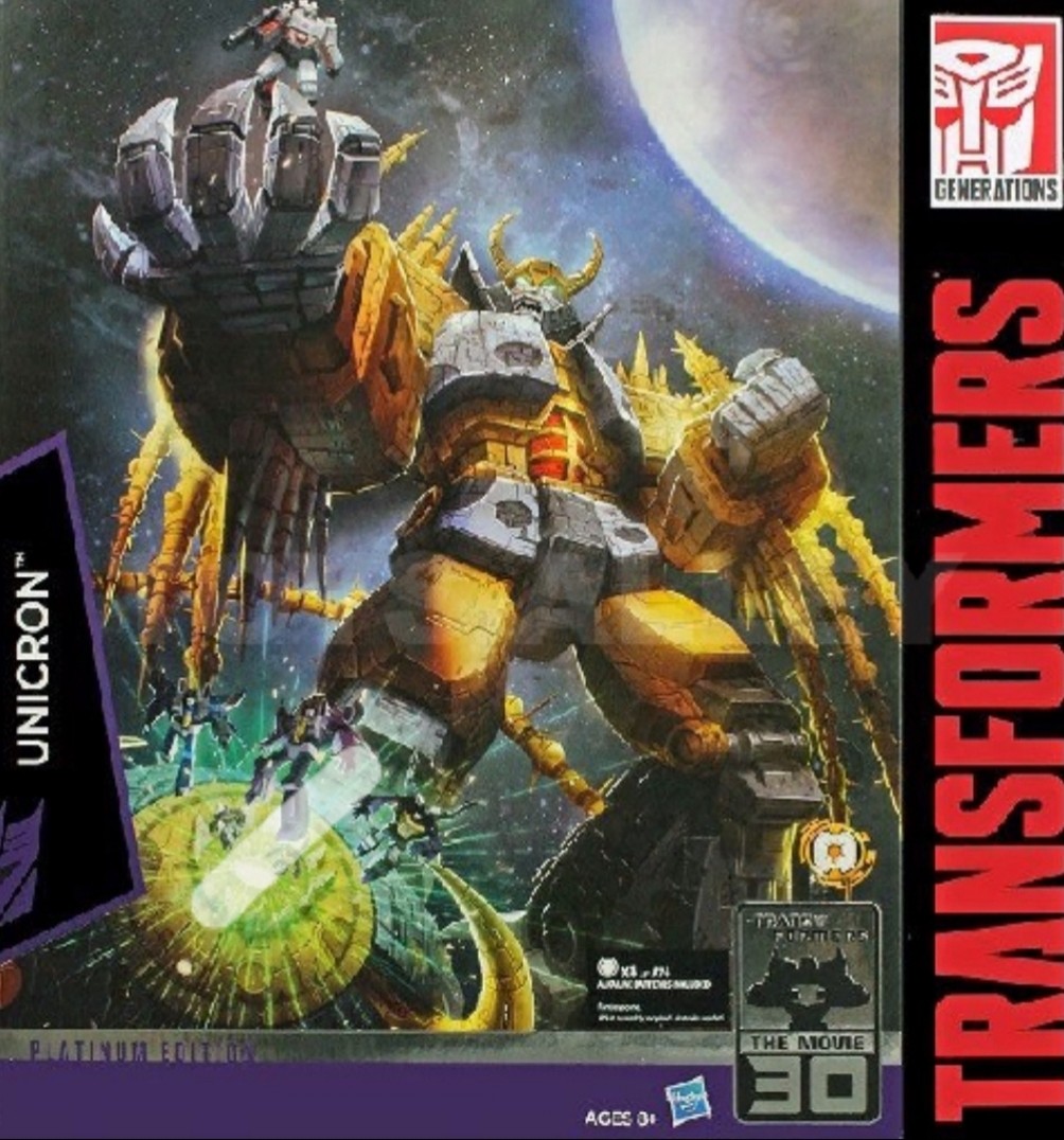 Transformers Unicron Movie Color Asia Exclusive Platinum Edition ...