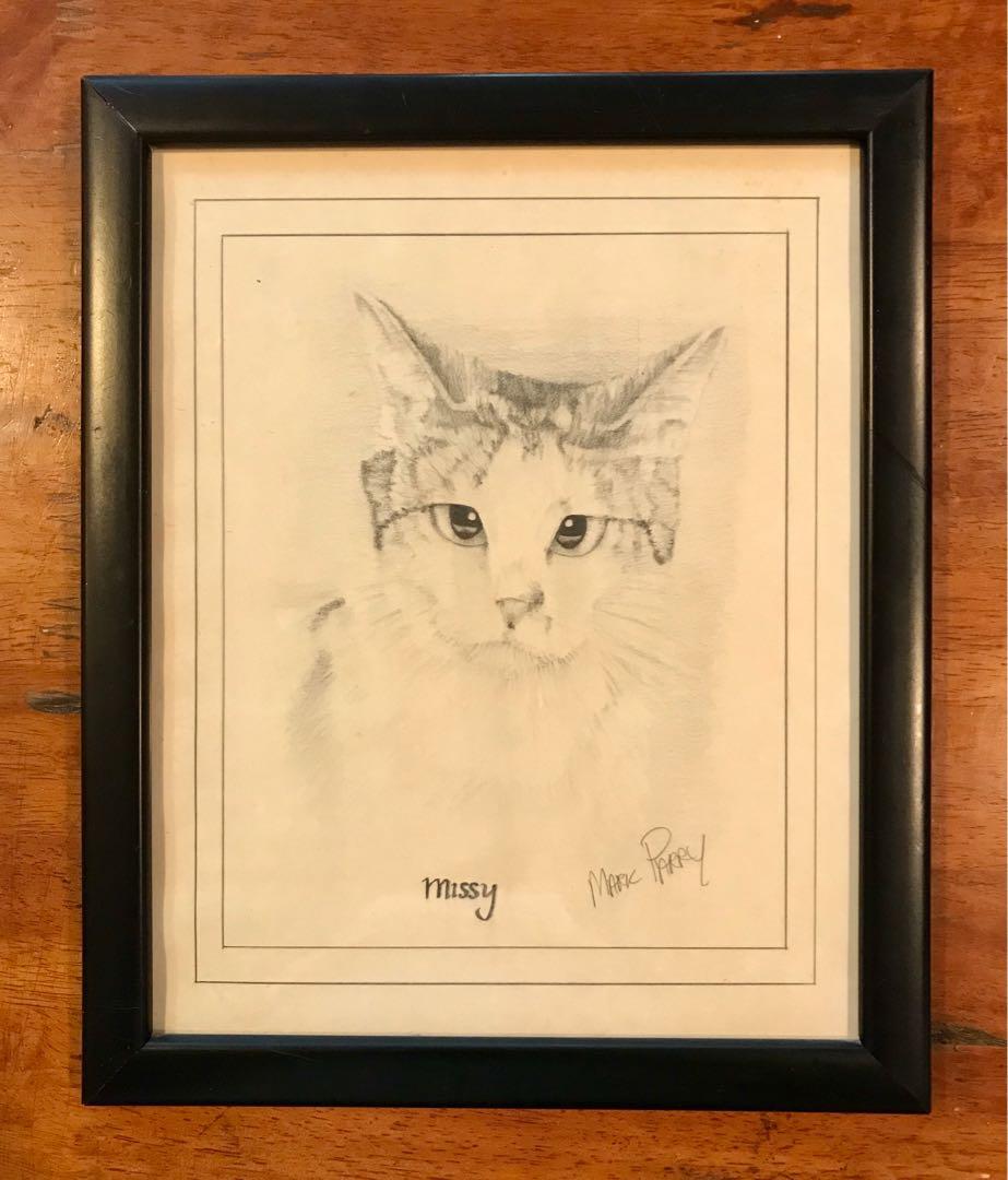 Vintage Original Hand Drawn MISSY by Mark Parry 1989, Furniture & Home ...