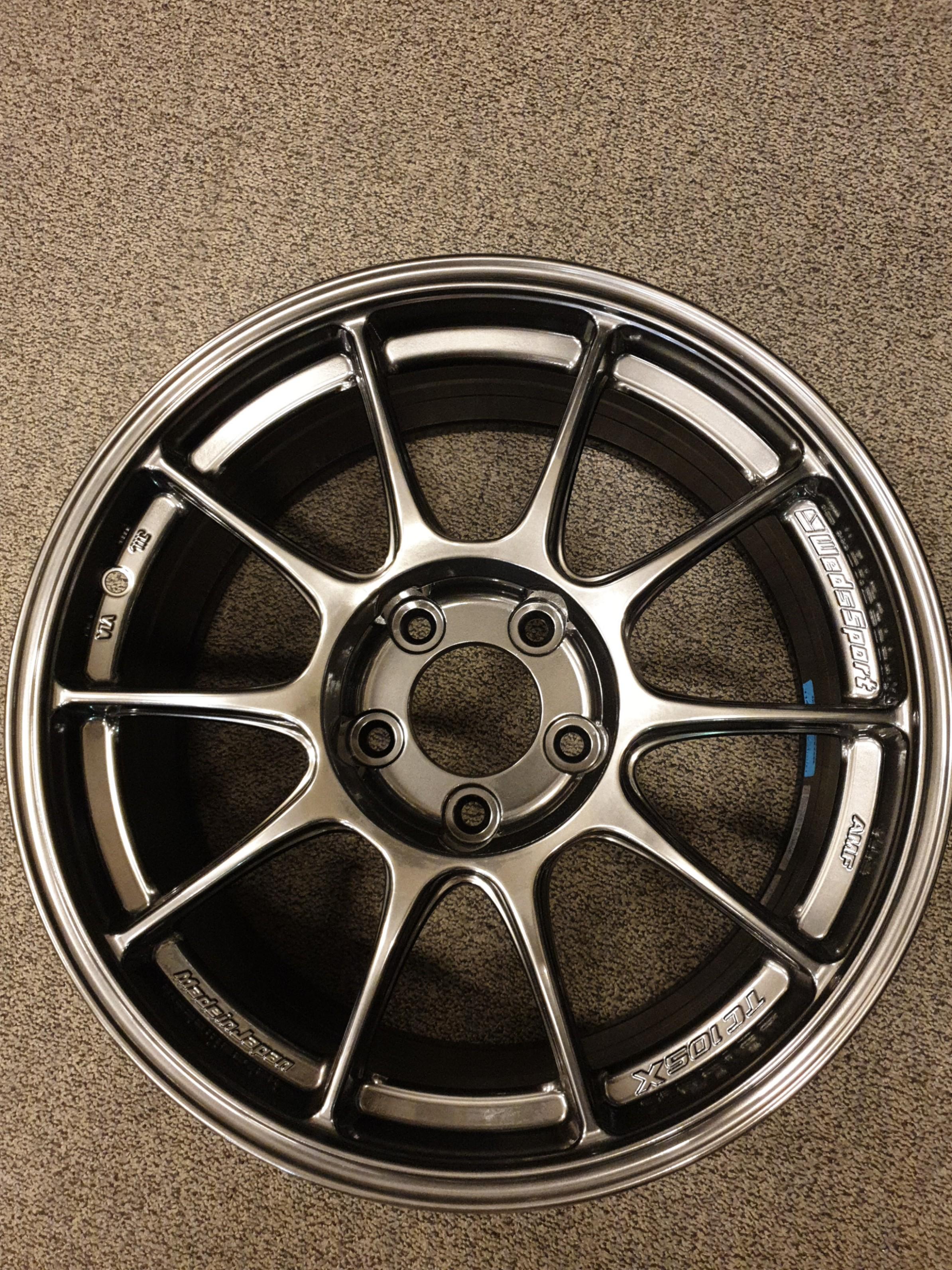WedsSport TC105X 17" Rims, Car Accessories, Tyres & Rims on Carousell