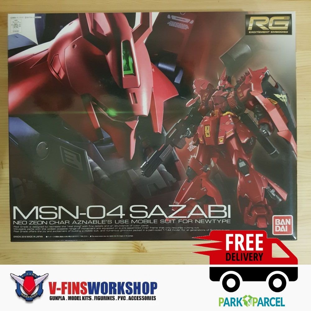 Bandai RG Sazabi Gundam, Hobbies & Toys, Toys & Games on Carousell