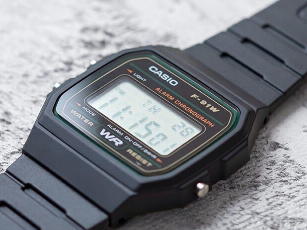 Casio Vintage F91 Digital Watch Resin Strap F91W-3D Brand New F91W-3DG ...
