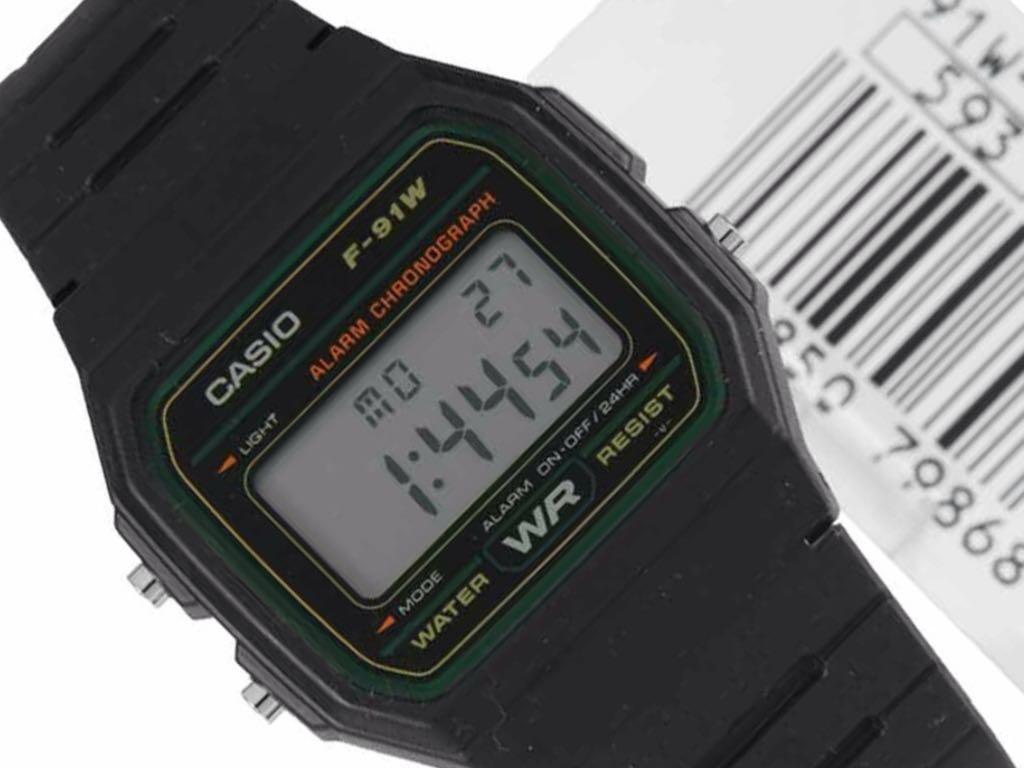Casio Vintage F91 Digital Watch Resin Strap F91W-3D Brand New F91W-3DG ...