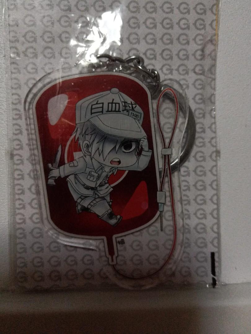 Cells at Work Acrylic Keychain, White Blood Cell, Hobbies & Toys ...