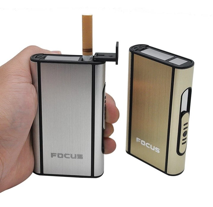 Cigarette Case Kotak Rokok Automatic Ejection, Fesyen Pria, Aksesoris ...