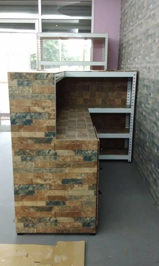 Custom Made All Type Of L Shape Cashier Counter ( Boltless ), Furniture ...