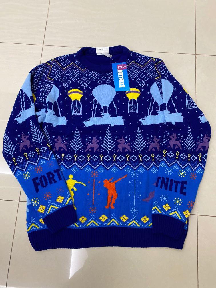 Fortnite Jumper ( Adult size ), Men's Fashion, Tops & Sets, Tshirts ...