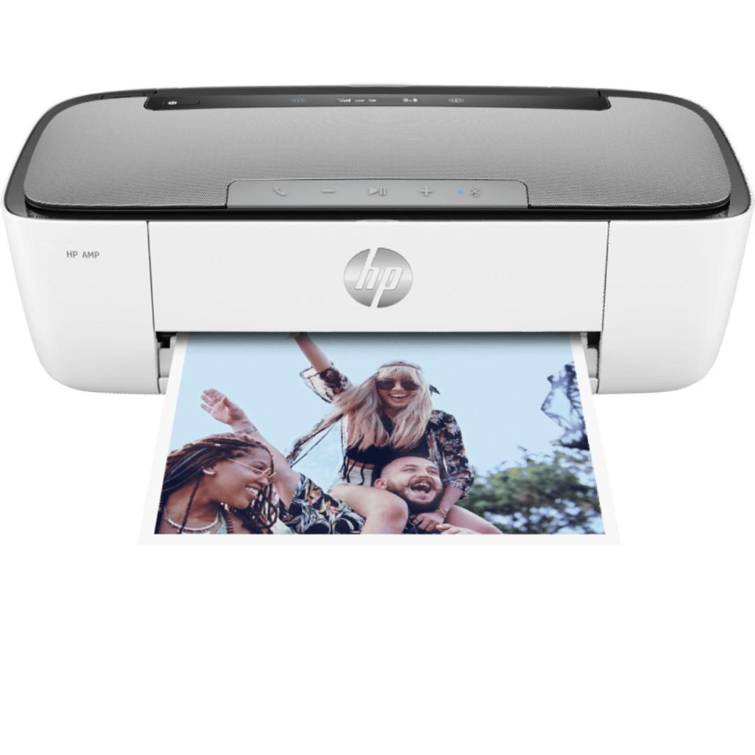 HP AMP 125 Printer with Bluetooth speakers, Everything Else on Carousell