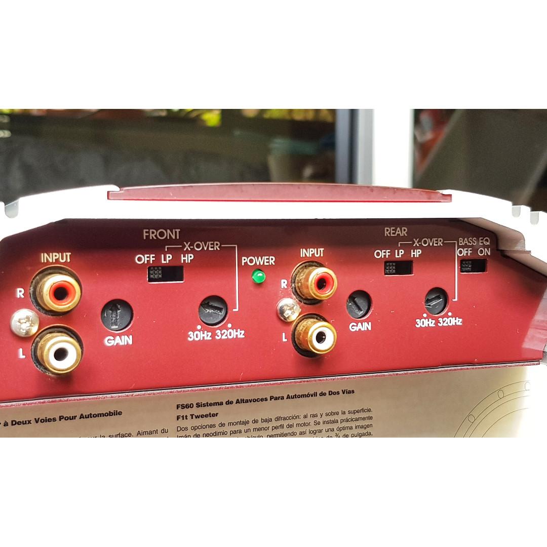 Infinity RA 5004 4/3/1 Channel MOSFET Power Amplifier, Car Accessories ...