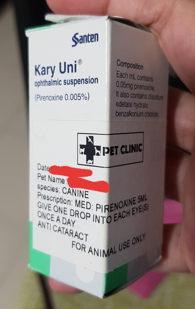 Kary Uni Eye Drop (0.005%) for Dog Pet, Everything Else on Carousell