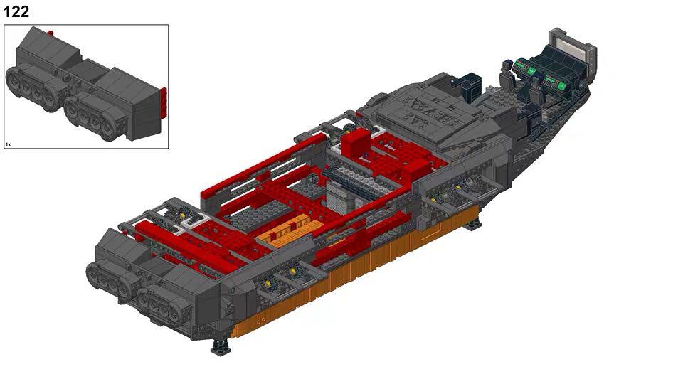 Lego MOC-8143 Star Wars UCS Zeta-class car 樂高 星球大戰 澤塔運輸機 PDF 檔案 ...