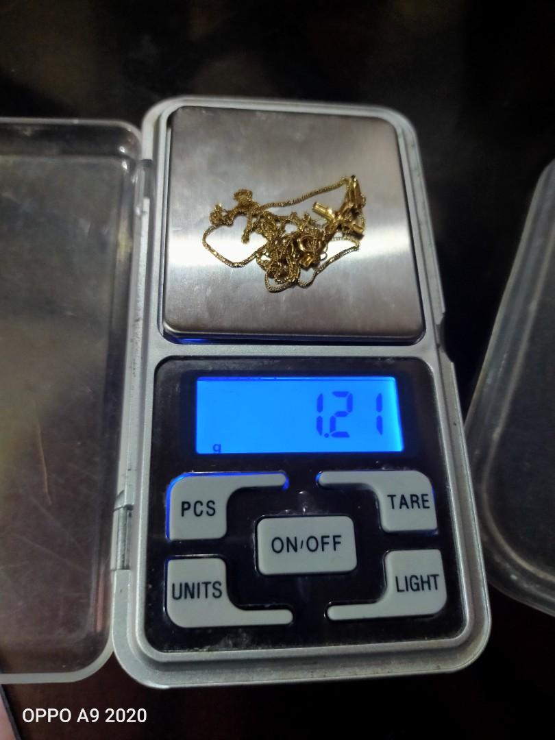 LIGHTWEIGHT 18K GOLD NECKLACE(PAWNABLE), Women's Fashion, Jewelry ...