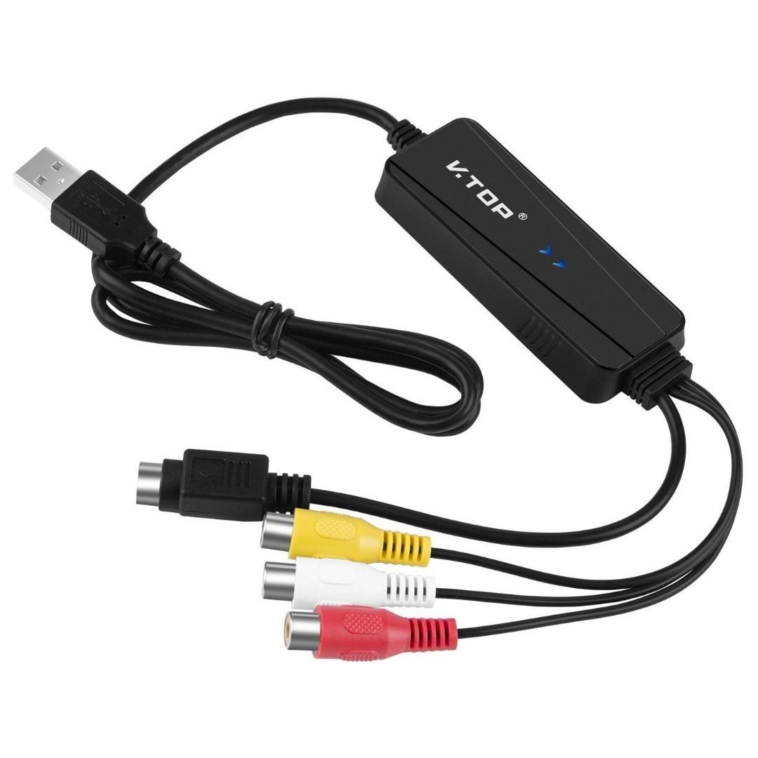 (M931) VTOP USB Video Capture Card Device - VHS to DVD Converter ...