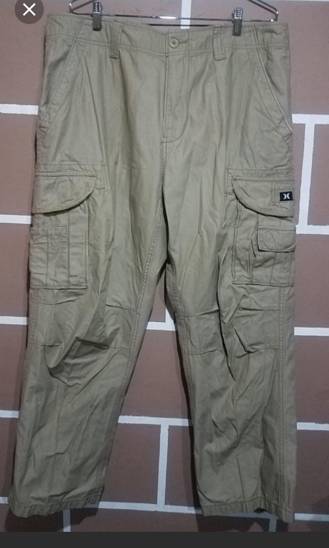 MEN'S HURLEY CARGO PANTS, Men's Fashion, Bottoms, Joggers on Carousell